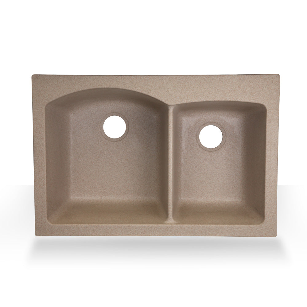Silgranite Double Kitchen Sink – Gus's Kitchen and Bath