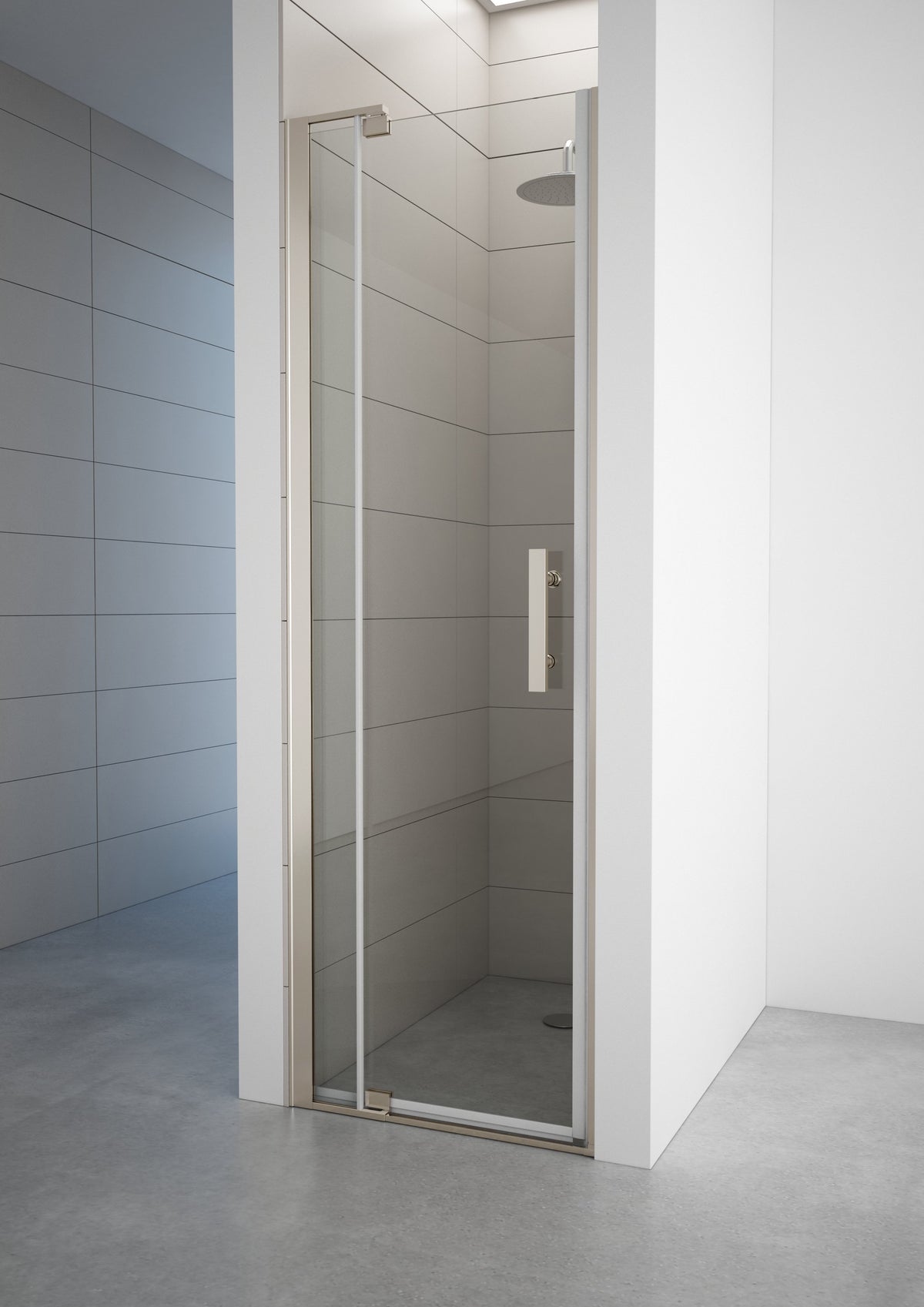 Frameless Pivot Shower Door – Gus's Kitchen and Bath